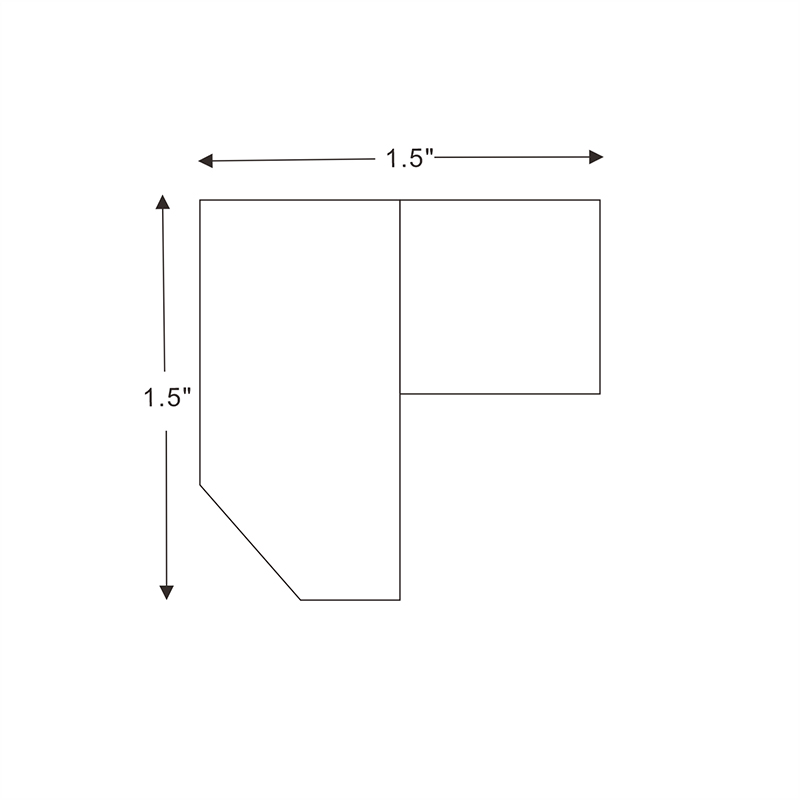 Affordable Refined Modern Slate Shaker Light Rail Molding