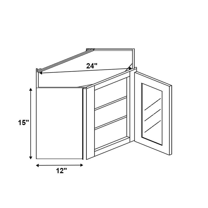 Affordable Refined Modern Slate Shaker Wall Diagonal Corner with 1 ...