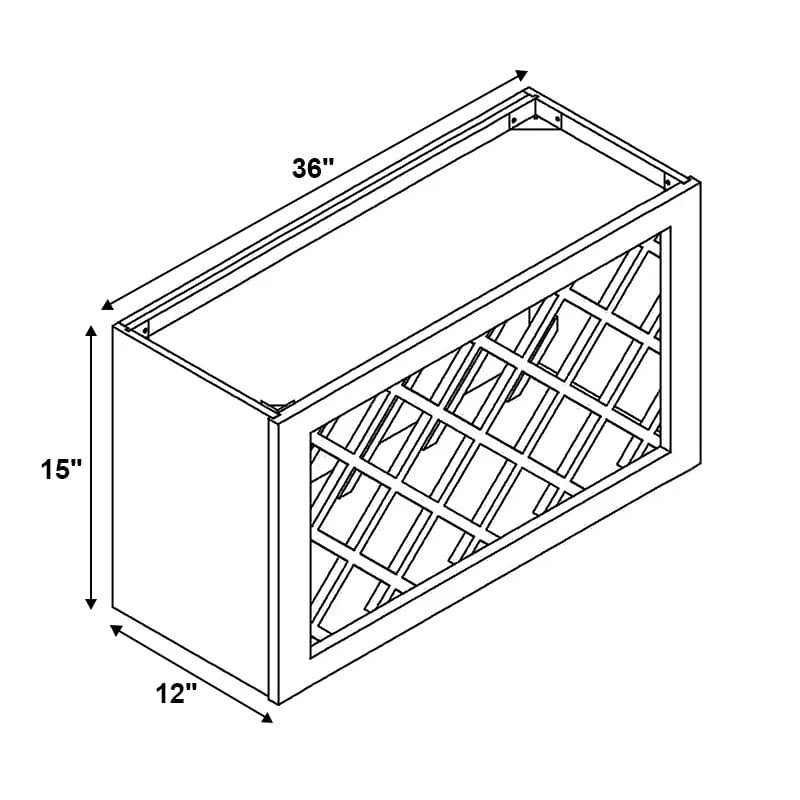 Affordable Refined Modern Slate Shaker Wall Wine Rack