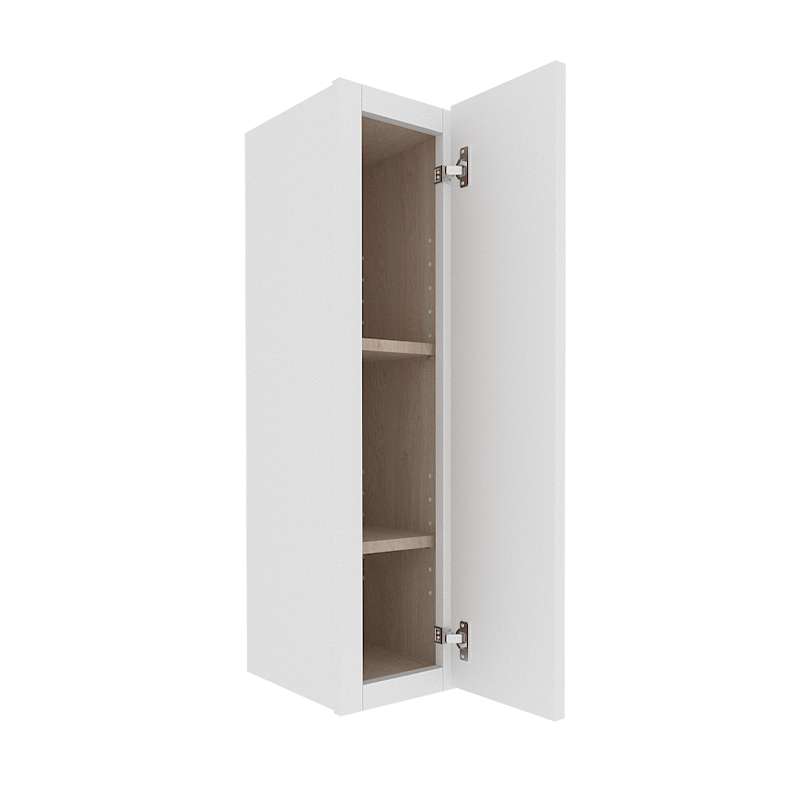 Affordable Ethereal White Micro Shaker Wall Cabinet with 1 Door