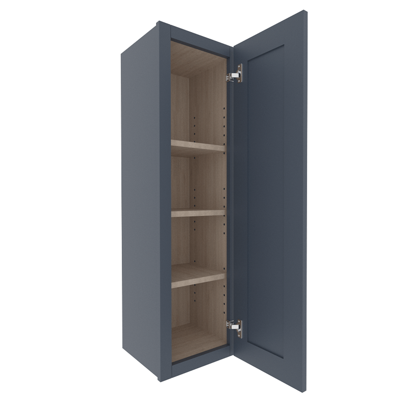 Affordable Imperial Midnight Blue Shaker Wall Cabinet with 1 Door