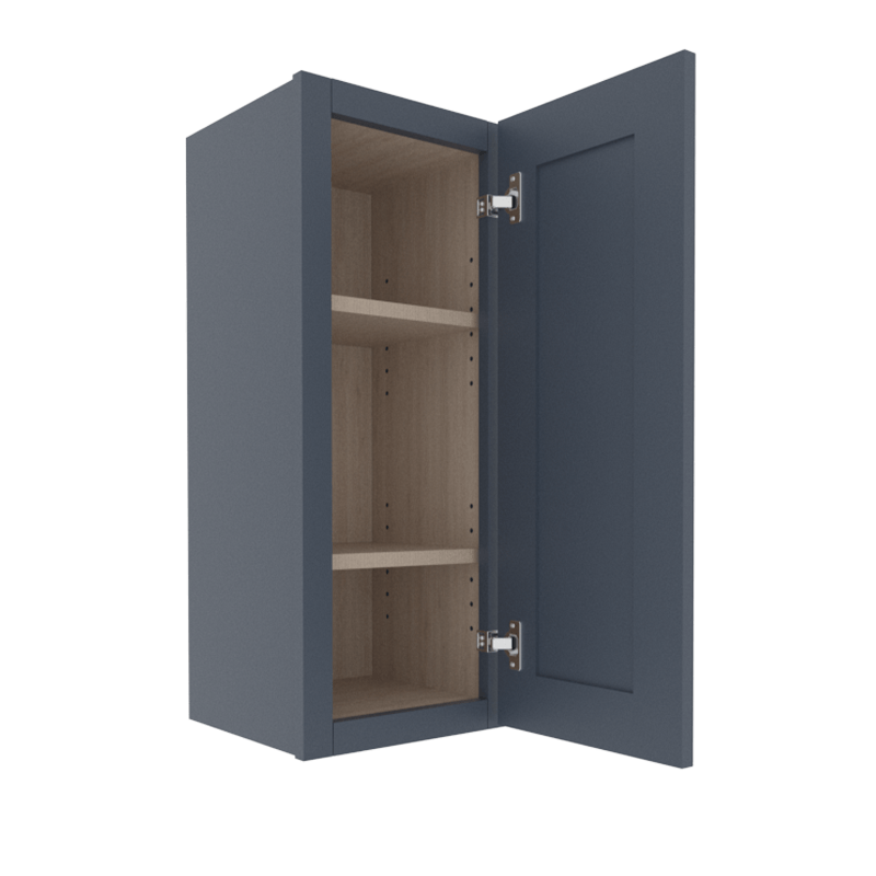 Affordable Imperial Midnight Blue Shaker Wall Cabinet with 1 Door