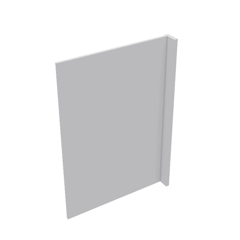 Affordable Opulent White Shaker Dishwasher Return Panel