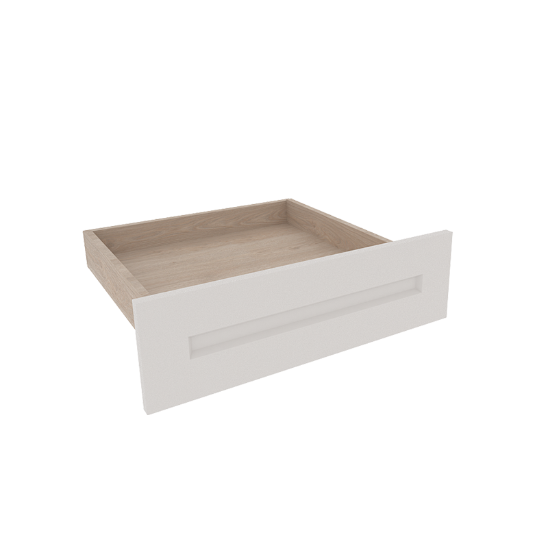 Affordable Opulent White Shaker Vanity Knee Drawer