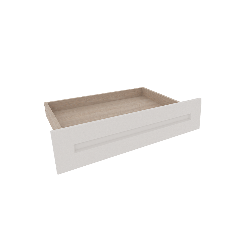 Affordable Serene Dove White Shaker Vanity Knee Drawer